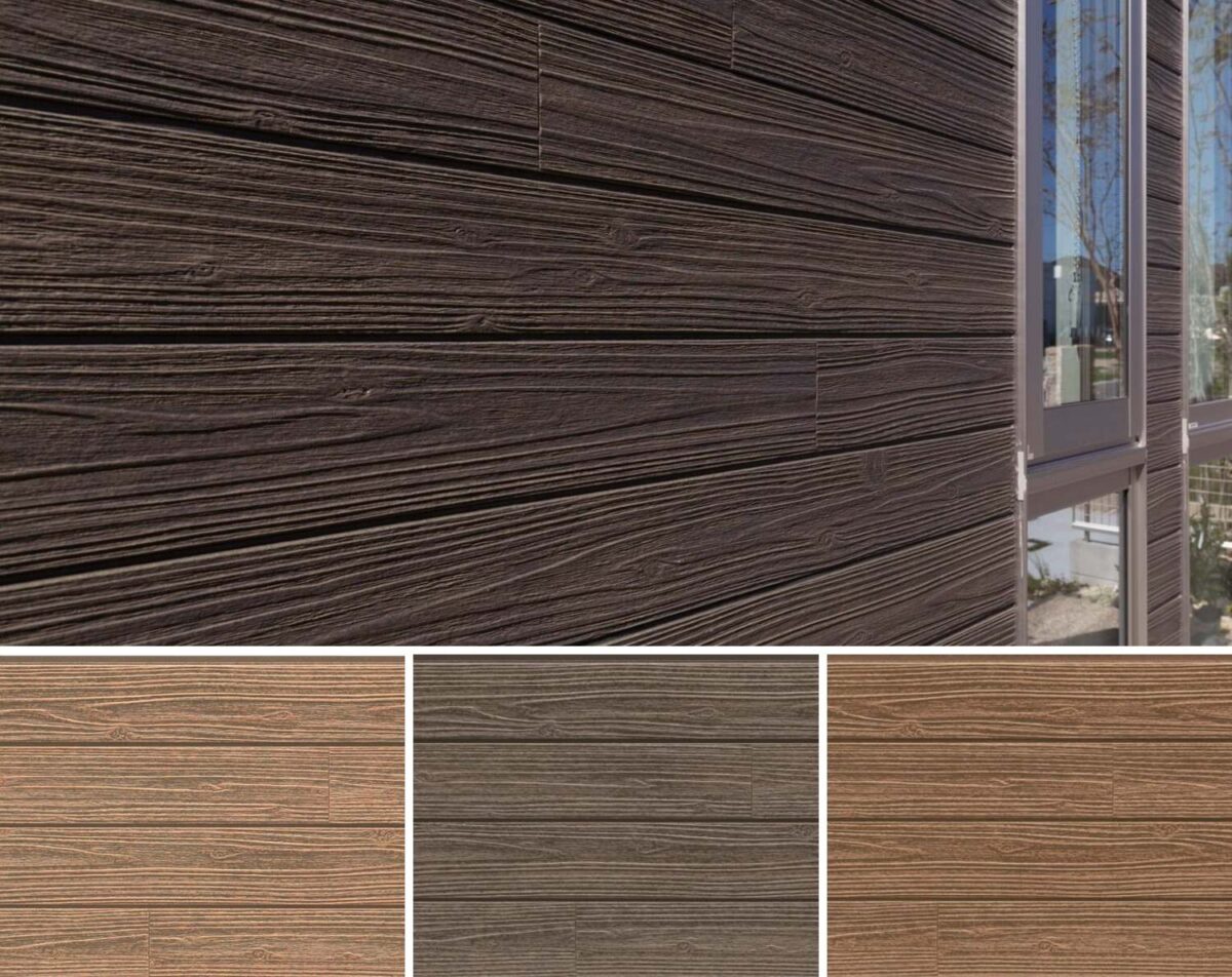 CERACLAD Rustic Faux Wood Fiber Cement Cladding - Modern Materials