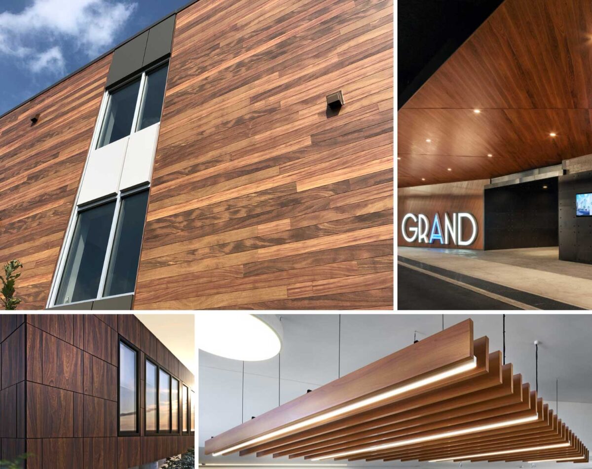 Faux Wood Aluminum Panels, Battens, Decking - Modern Materials