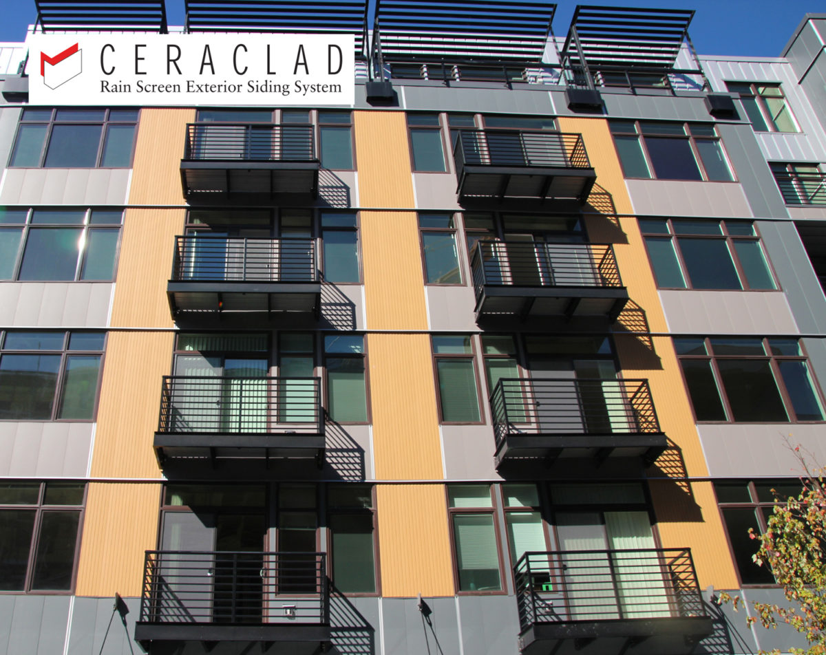 Ceraclad Ceramic Coated Fiber Cement Panels - Modern Materials