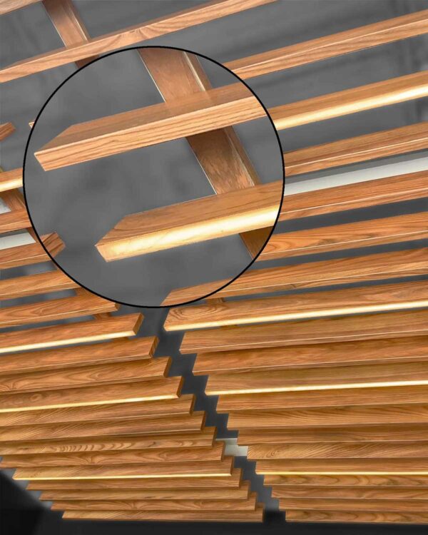 DIZAL Aluminum Faux Wood Battens - Modern Materials