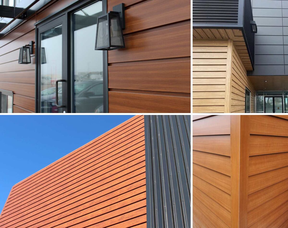 Forma Steel Wood Grain Panel System - Modern Materials