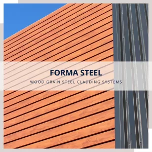 Forma Steel Wood Grain Steel Cladding Systems - Modern Materials